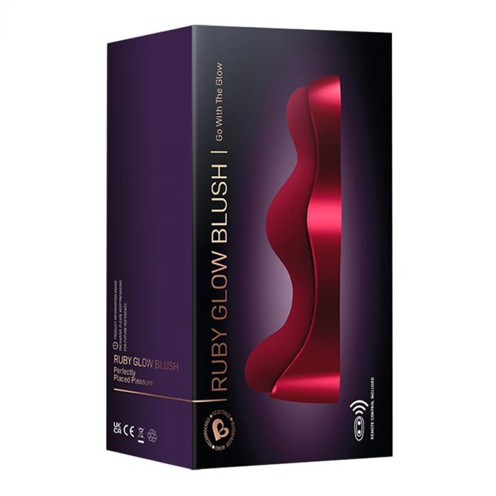Saddle vibrator & wand Ruby Glow Blush - Lolita Erotic Shop - sex shop